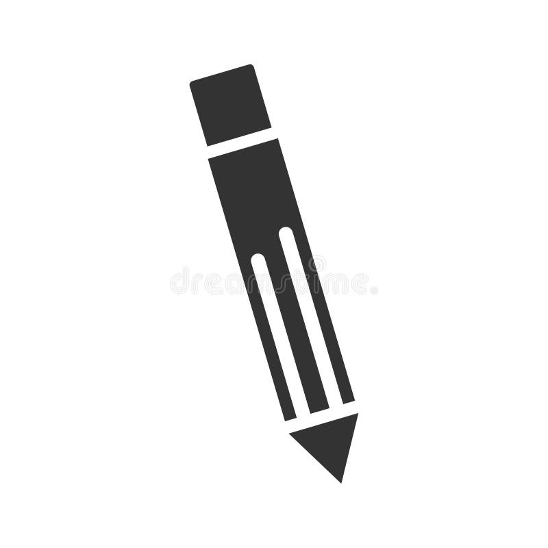 Edit, pencil icon stock vector. Illustration of vector - 219805557