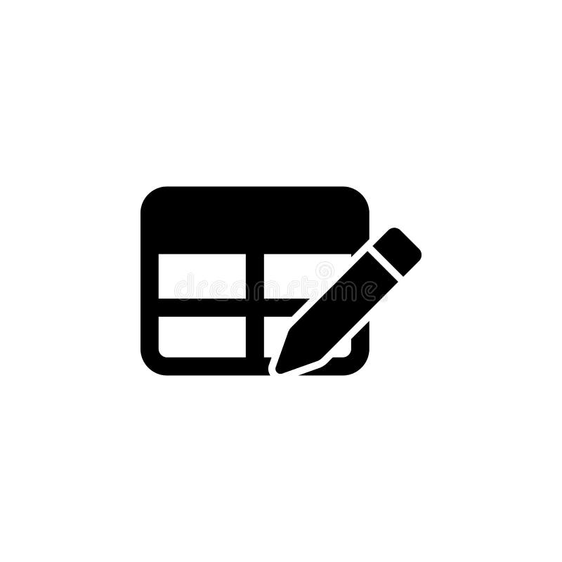 Table Row Icon. One of Simple Collection Icons for Websites, Web Design ...