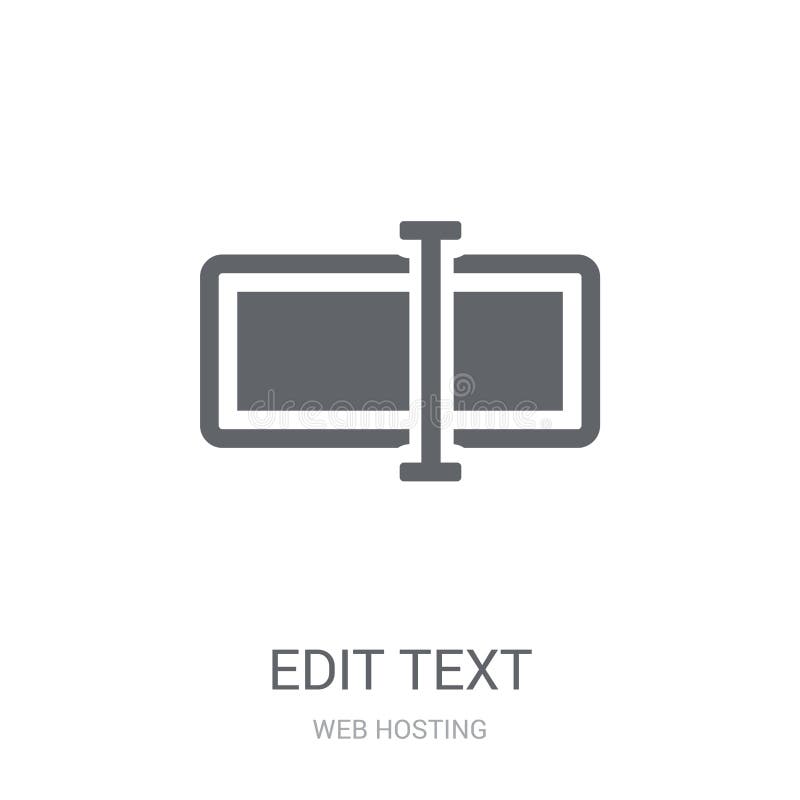 Edit Icon. Trendy Edit Logo Concept on White Background from Use Stock ...