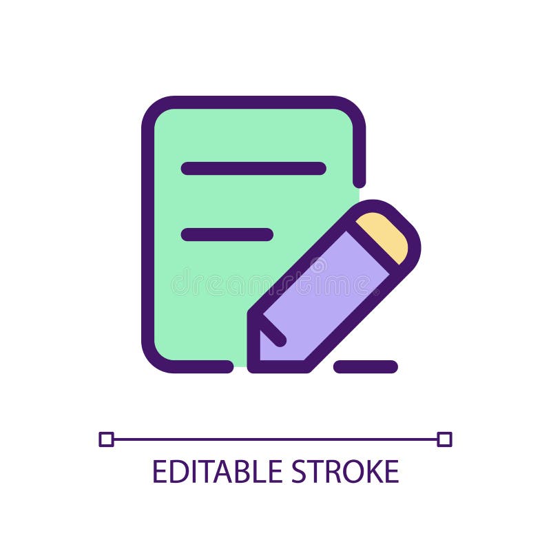 Edit Text Pixel Perfect RGB Color Ui Icon Stock Illustration ... Edit Text Pixel Perfect RGB Color Ui Icon Stock Illustration ...