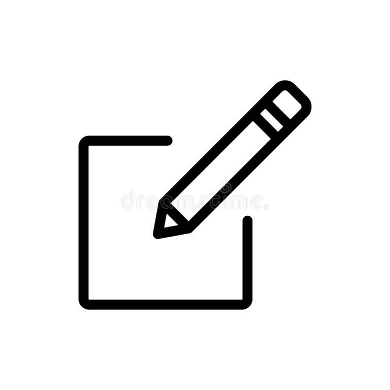 Edit Tool Icon Perfect for Text Editing and Content Creation Stock ...