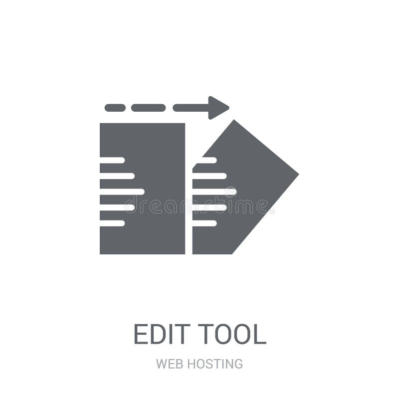 Edit Icon. Trendy Edit Logo Concept on White Background from Use Stock ...