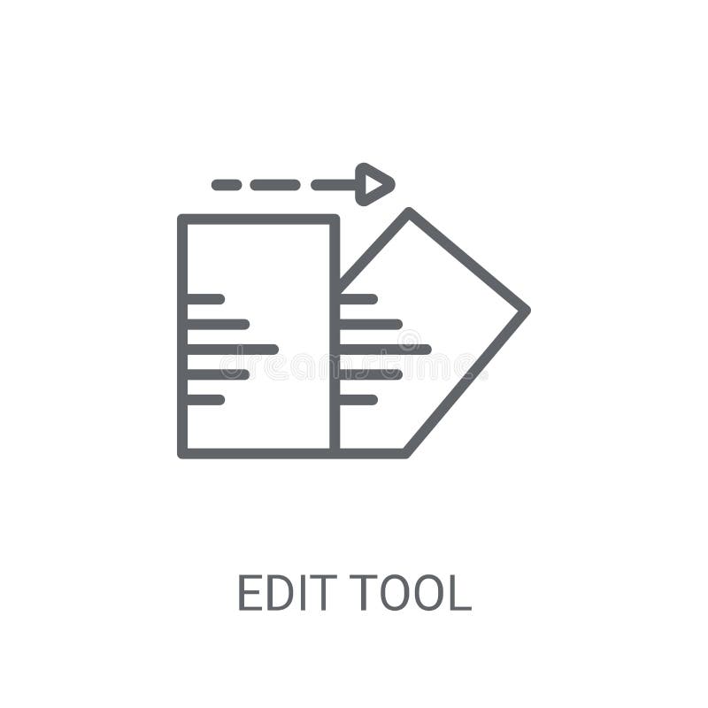 Edit Text Icon. Trendy Edit Text Logo Concept on White Backgroun Stock ...