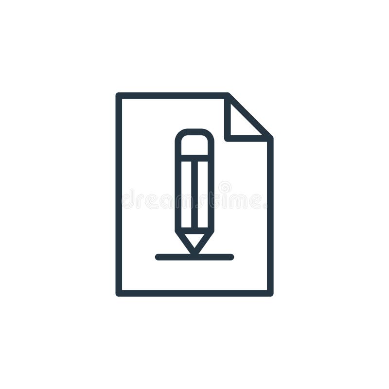 Edit Vector Icon. Edit Editable Stroke. Edit Linear Symbol for Use on ...