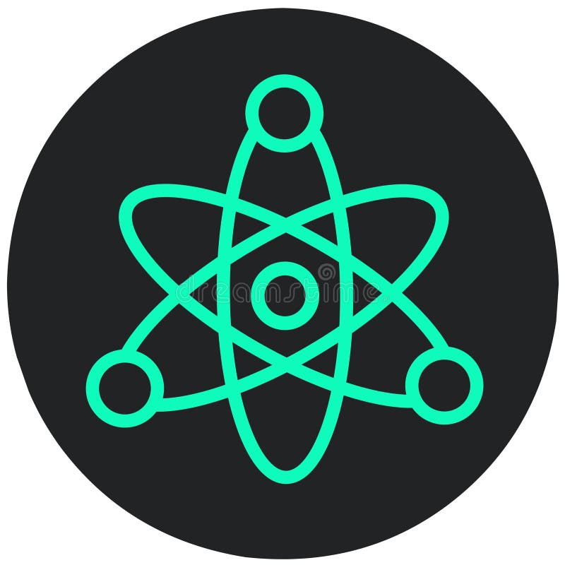 Editable Atom Vector Icon. Science, Physics, Laboratory. Part of a Big ...