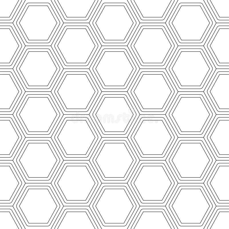Honeycomb Hive Seamless Pattern Stock Vector - Illustration of ...
