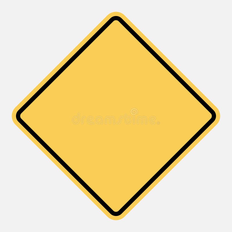 Vector Danger Symbol Black Exclamation Point Inside a Red Rhombus ...