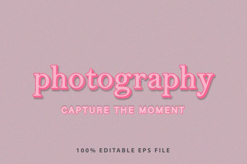 Editable Business Logo Vector with Photography Word Stock Vector ...