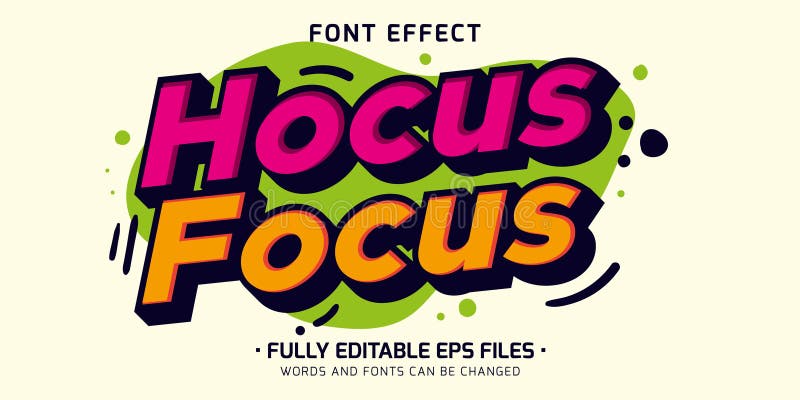 Editable Comic Text Effect Cartoon Font Style Stock Vector ...