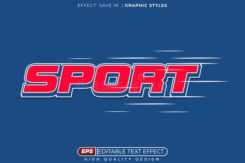 Run Text Effect Stock Illustrations – 230 Run Text Effect Stock ...