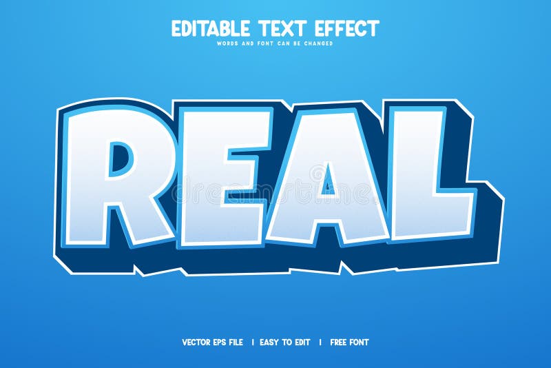 Editable 3d Text Effect Template Use for Logo and Business Brand Stock ...