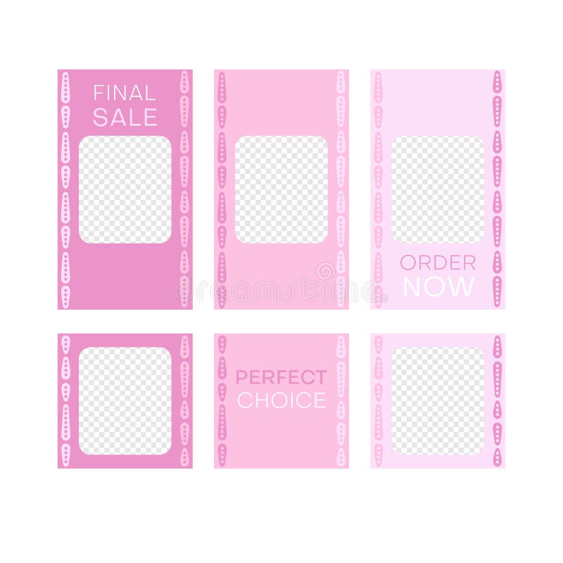 Editable Design Templates. Frames for Web, Banners, Video, Social Media ...