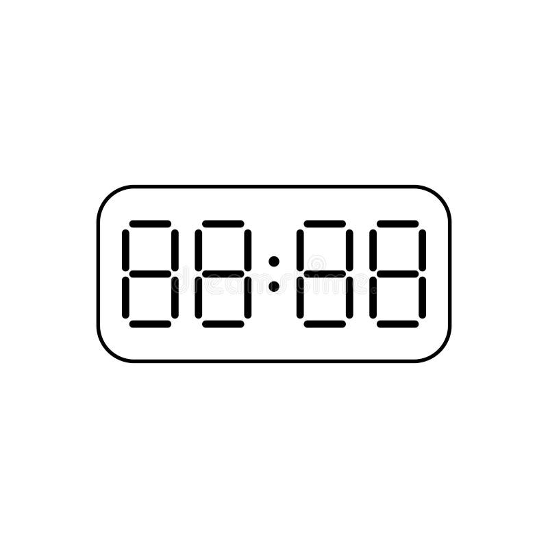 Editable Desk Clock Template. Desk Clock Template. Clock in Linear ...