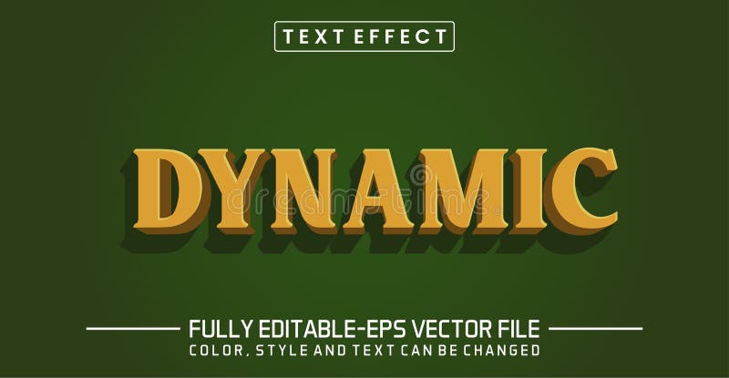 DYNAMIC Text Written on Orange Grungy Round Stamp Stock Illustration ...