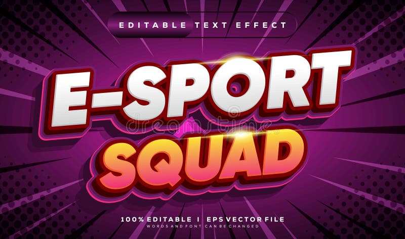 Squad Text Effect Stock Illustrations – 57 Squad Text Effect Stock Illustrations, Vectors ...