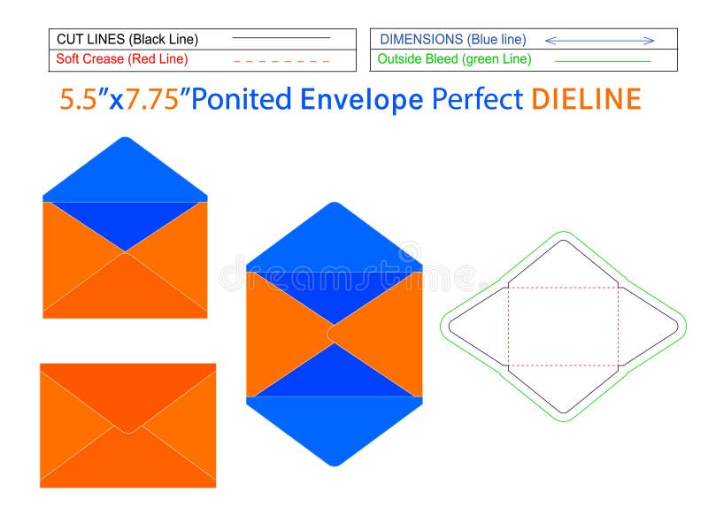Dieline Envelope Stock Illustrations – 770 Dieline Envelope Stock Illustrations, Vectors ...
