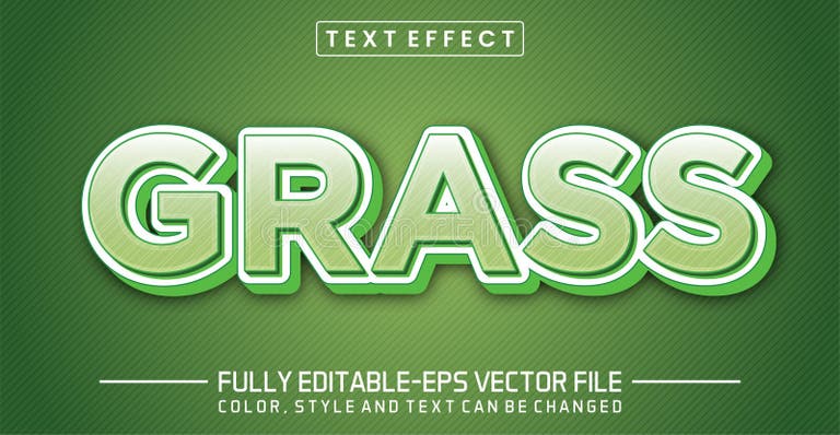 Grass Typography Editable Stock Illustrations – 112 Grass Typography ...