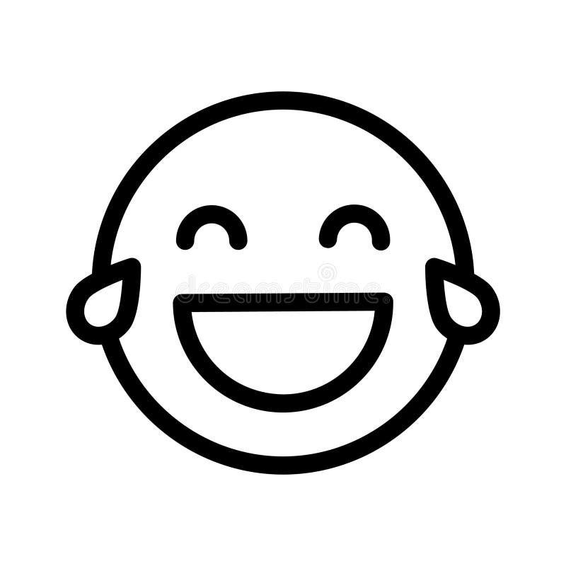 An Editable Icon of Laughing Emoji, Easy To Use and Download Stock ...