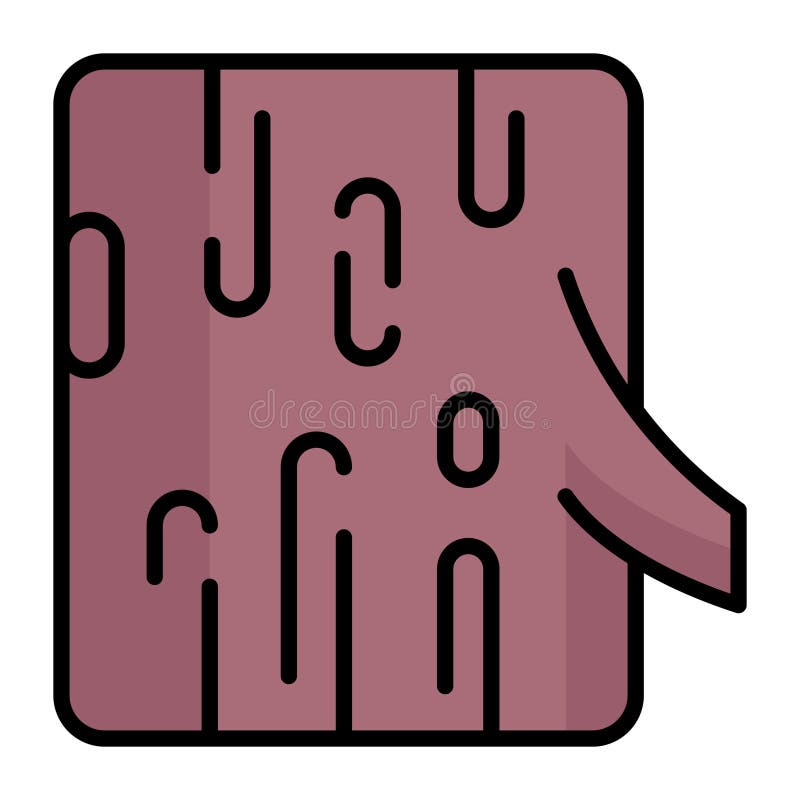 Editable Icon of Wood Log Easy To Use Stock Vector - Illustration of ...