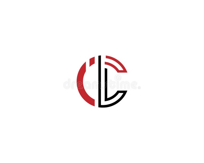 Editable Letter ICL and ILC Logo Design Creative Stock Vector ...