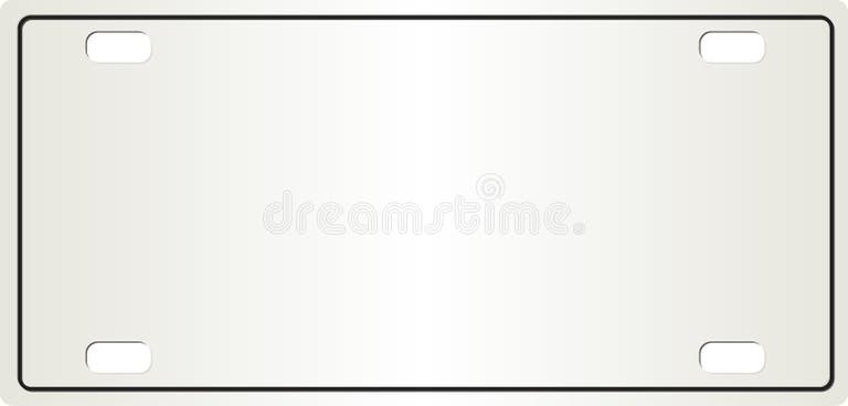 Editable License Plate Stock Illustrations – 152 Editable License Plate ...