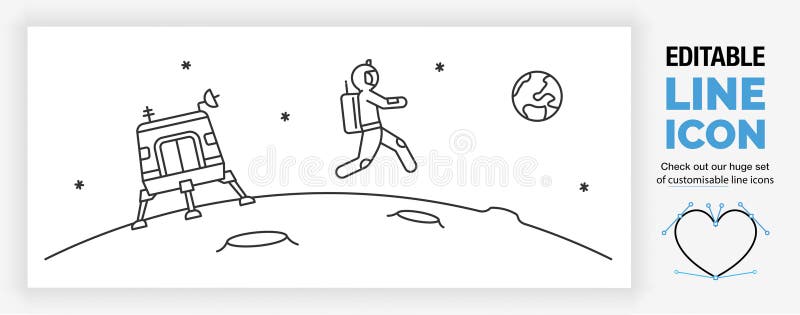 Stick Figure Moon Stock Illustrations – 96 Stick Figure Moon Stock ...