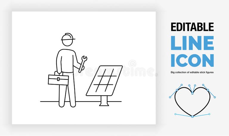 Stick Figure Electrician Stock Illustrations – 47 Stick Figure ...