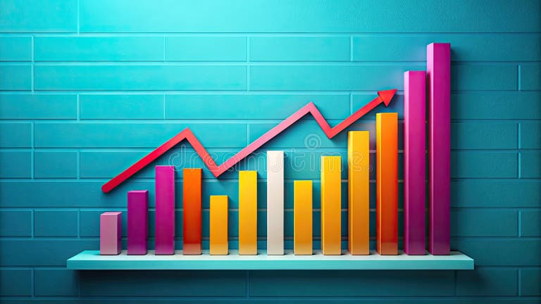 Editable Linear Bar Graph Visualize Downward Trends for Powerful ...