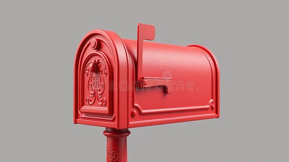 Editable Mailbox Design Modern Graphic Illustration for Print or ...