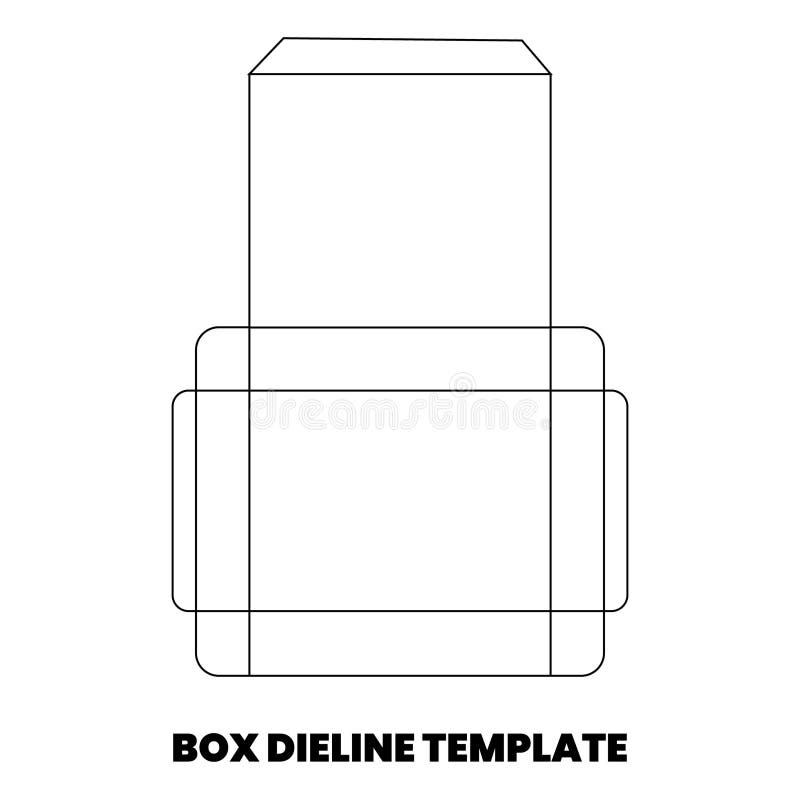 Editable Mailer Box Dieline Template. Mailer Box Dieline, Packaging ...