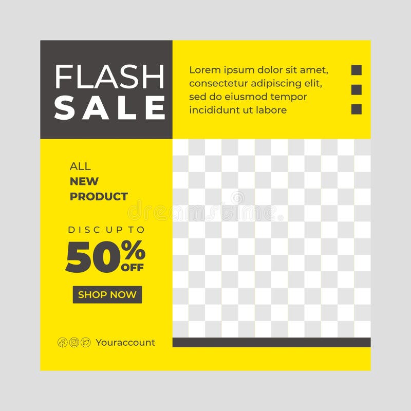 Editable Modern Square Background Template, Perfect for Social Media ...