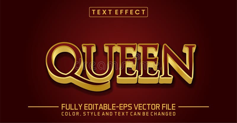 Queen Text with Crown Vector Illustration, T-shirt Design Stock Vector ...