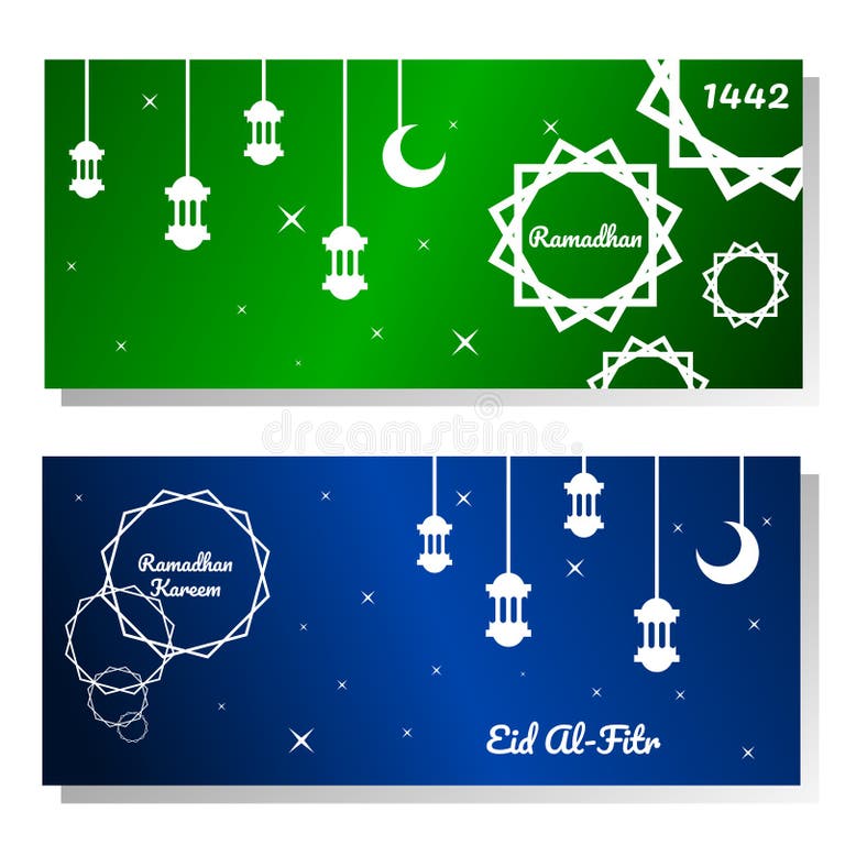 Editable Ramadan Theme Envelope Banner Stock Vector - Illustration of ...