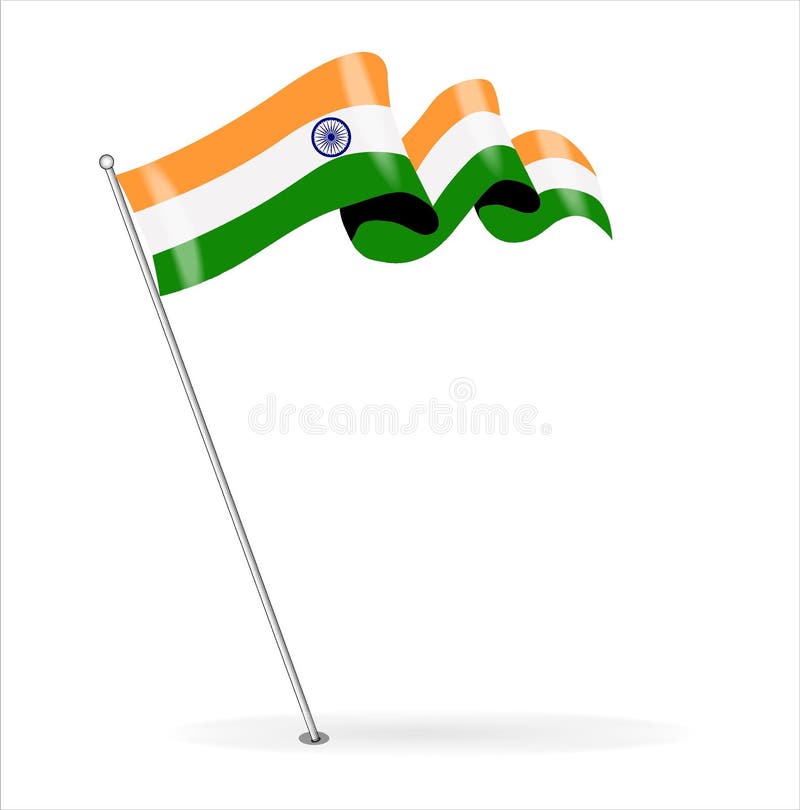 Indian Flag Illustration Vector Image Stock Vector - Illustration of ...