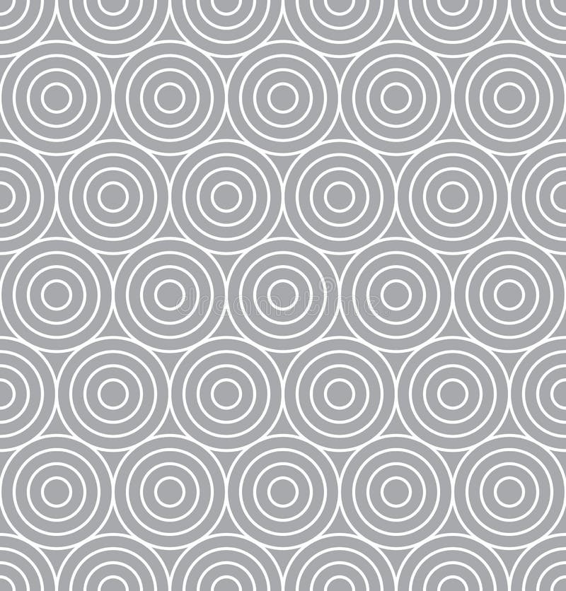 Seamless Circular Vector Pattern Design Stock Vector - Illustration of ...