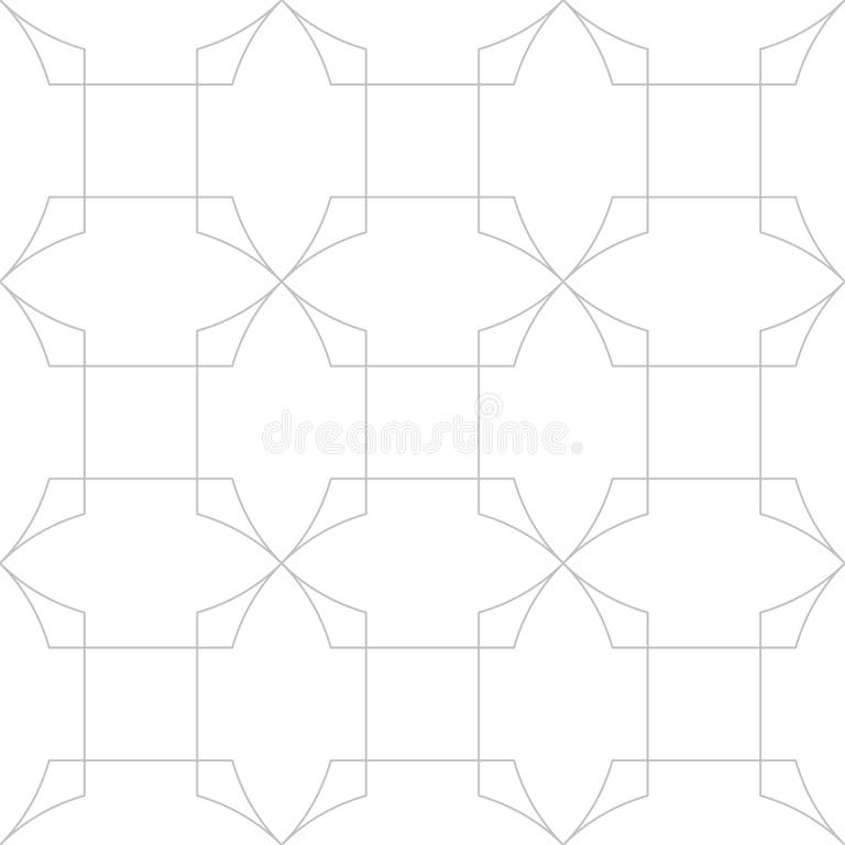 Editable Seamless Geometric Pattern Tile Stock Vector - Illustration of ...