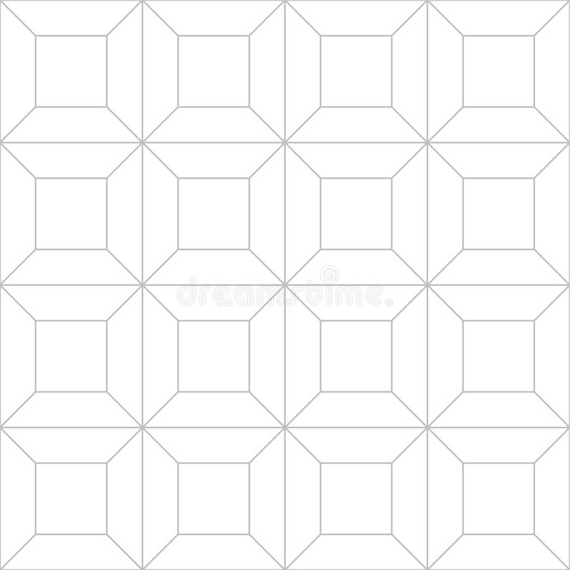 Editable Seamless Geometric Pattern Tile Stock Vector - Illustration of ...