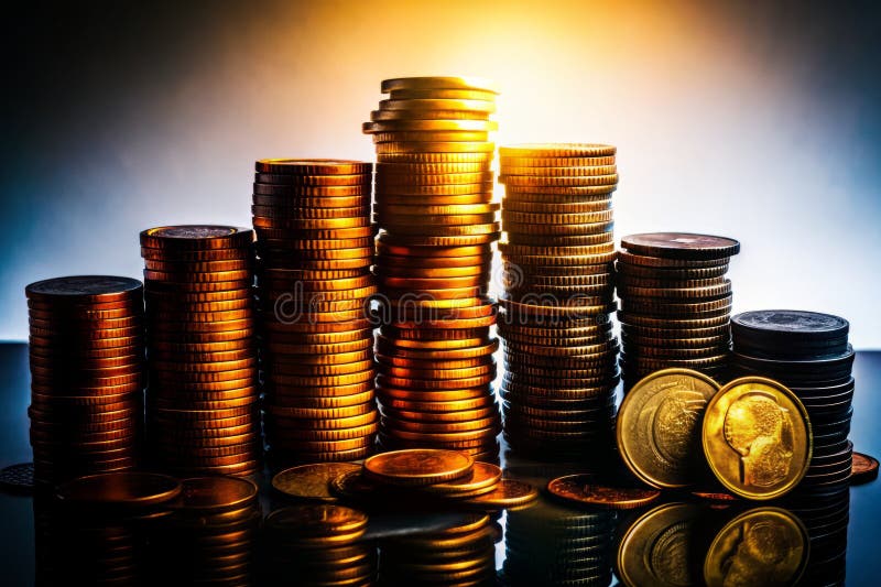 Editable Silhouette Coin Collection Vector Graphics Versatile Icons for ...