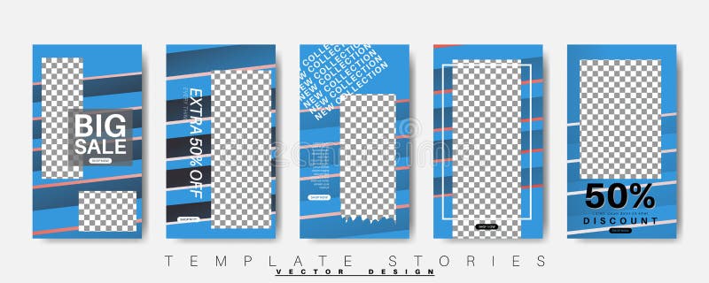 Editable Story Background Template. Vector Background for Modern ...