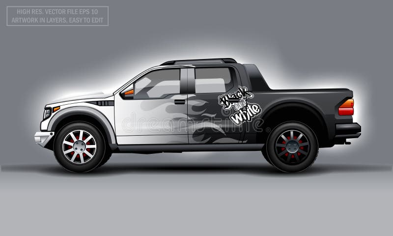 Raptor Truck Wrap Vector Stock Illustrations – 21 Raptor Truck Wrap ...