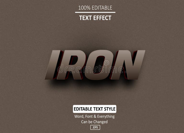 Editable Gray Text Effect Stock Illustrations – 280 Editable Gray Text ...