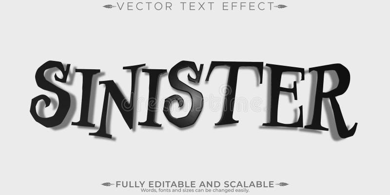 Halloween Monster Text Effect, Editable Horror and Scary Text Style ...