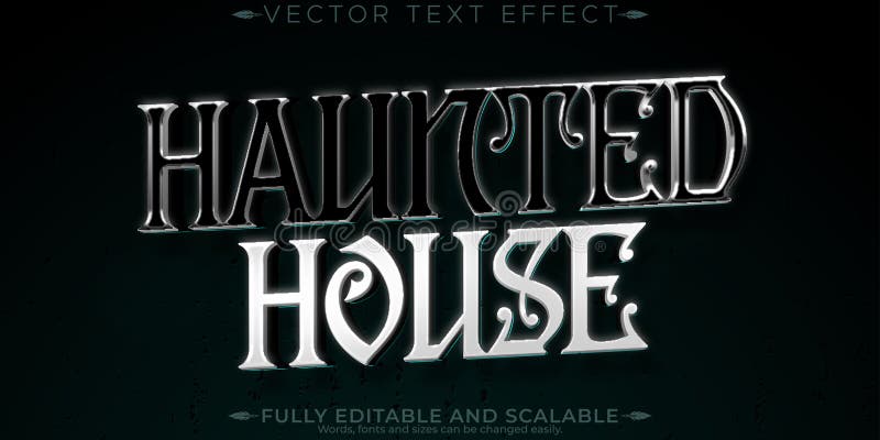 Halloween Monster Text Effect, Editable Horror and Scary Text Style ...