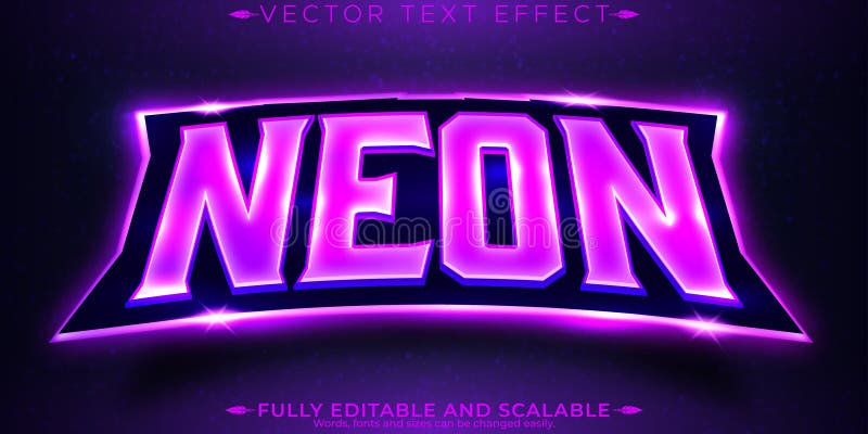 Editable Text Effect Esport, 3d Game and Play Font Style Stock Vector ...
