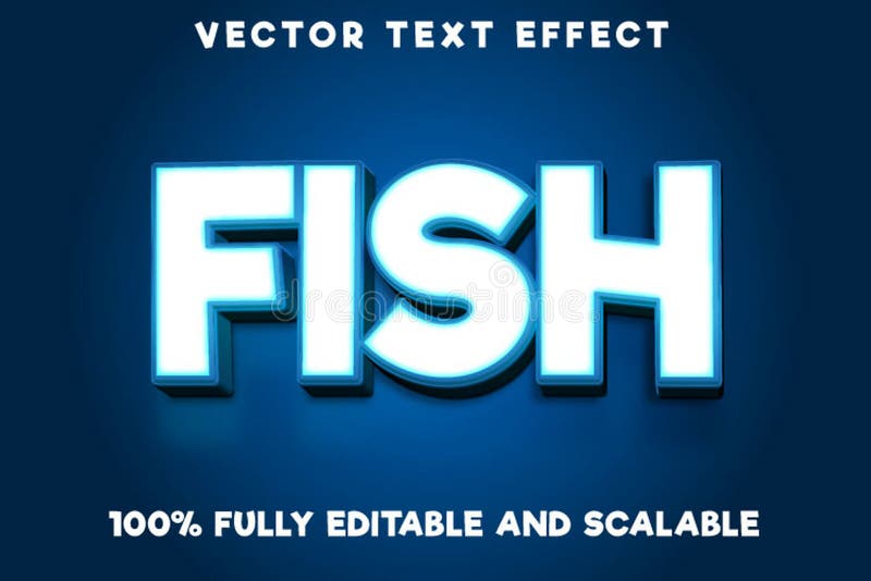 Fish Font Editable Stock Illustrations – 258 Fish Font Editable Stock ...