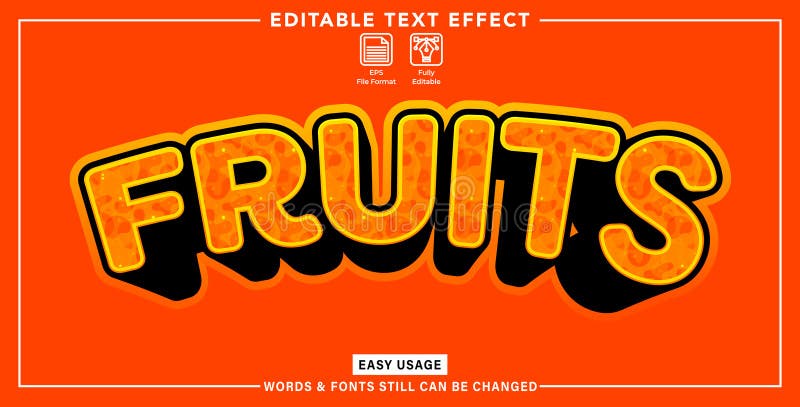 Effect Fruits Styles Stock Illustrations – 20 Effect Fruits Styles ...