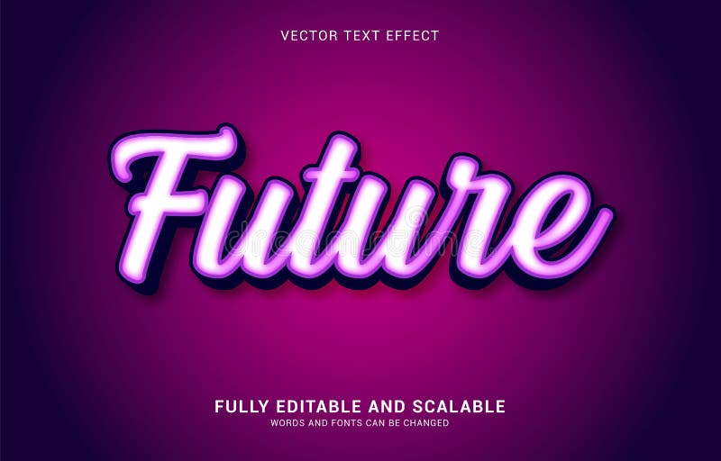 Editable Future Font Stock Illustrations – 1,675 Editable Future Font ...