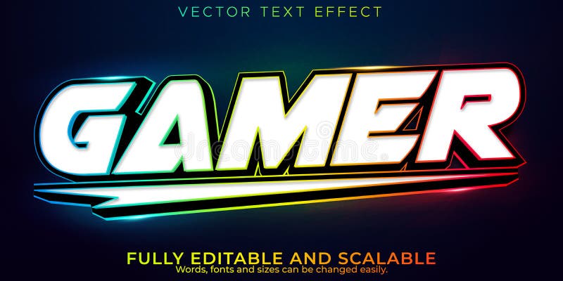 Gamer Font Stock Illustrations – 2,020 Gamer Font Stock Illustrations ...