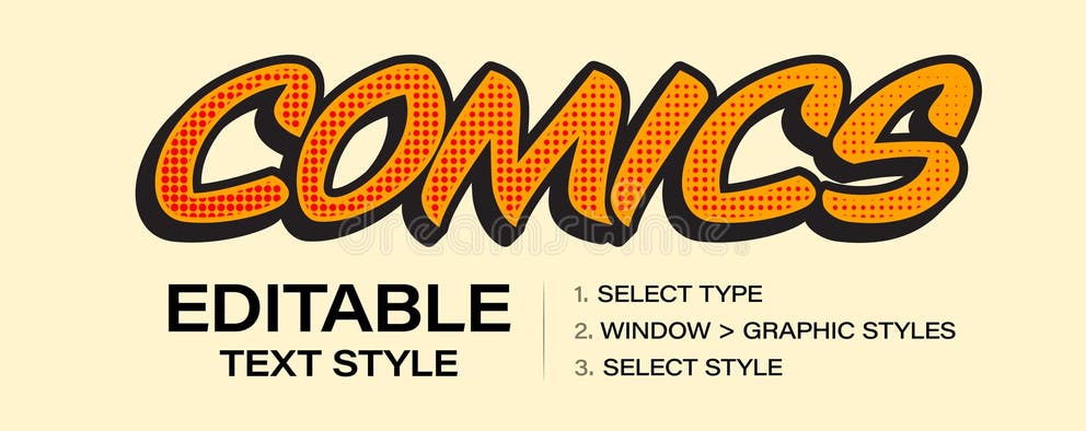 Editable Text Effect, Graphic Style Template. Customizable Tweaking ...