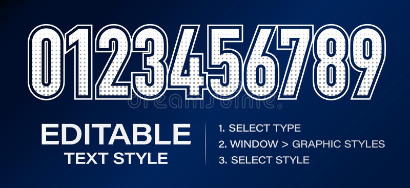 Editable Text Effect, Graphic Style Template. Customizable Tweaking ...